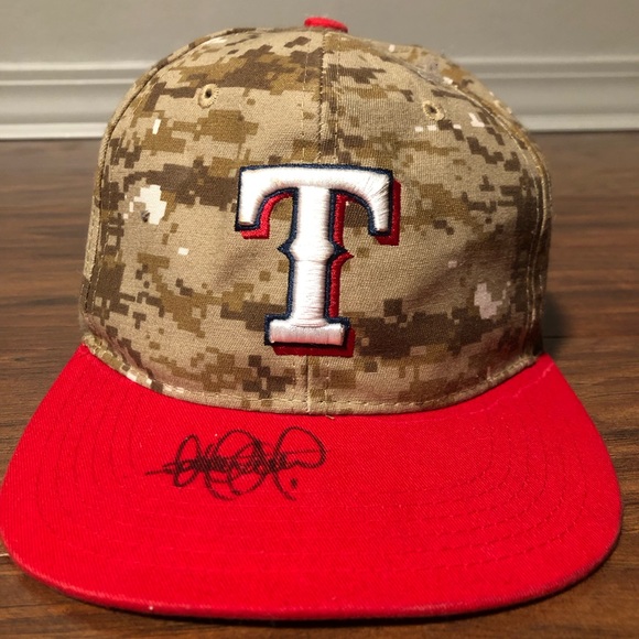 Fanatics | Accessories | Signed Texas Ranger Hat | Poshmark